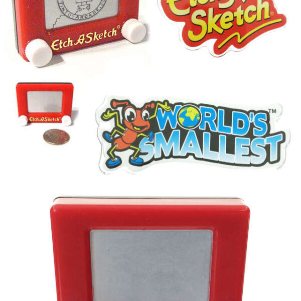 Etch A Sketch Mini World's Smallest - Tin Toy Arcade