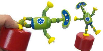 Thumb Push Puppets - Tin Toy Arcade