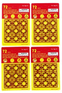 8 Shot Ring Caps 72 Shots for Cap Guns - Tin Toy Arcade