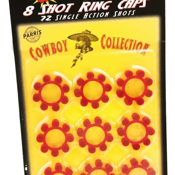 8 Shot Ring Caps Refill 72 Shots Parris Cap Guns - Tin Toy Arcade