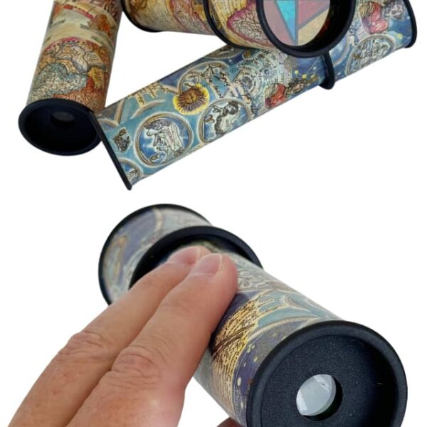 Kaleidoscope Optical Prism Toy World Map Edition - Tin Toy Arcade